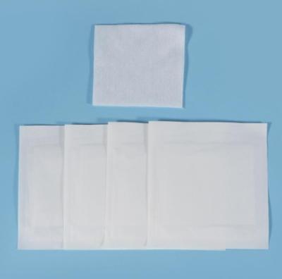 China Non Woven Cotton Pad Wool Surgical Absorbent 85 93 Whiteness CE  FDA Disposable Wound non woven Pad Swab Non Woven Gauze Swab gauze sponge for sale
