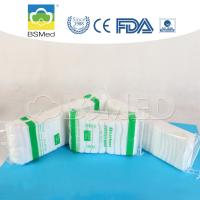 China Degrease And Bleached Absorbent Medical Zig Zag Cotton Pleat for sale