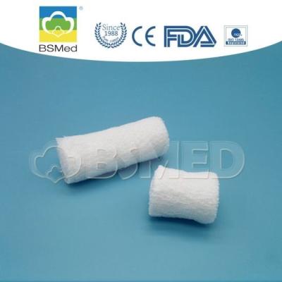 Cina Il colore bianco ha rotolato la certificazione medica del CE della fasciatura di crêpe del cotone di fasciatura in vendita