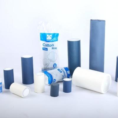 China Soft Single‑use Absorbent Medical Cotton Wool Roll from 100% natural cotton, Medical‑grade for dental, With CE, ISO13485, FDA Certificates, Support OEM Customization for sale