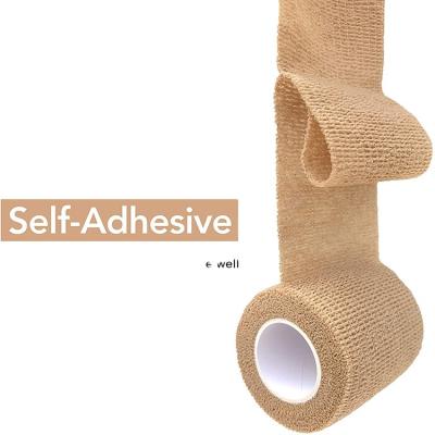 Cina Le fasciature coesive mediche rotolano il materiale non tessuto autoadesivo della fasciatura in vendita