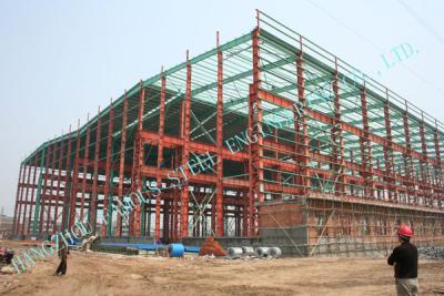 China Q235,Q345 Prefab Industry Steel Building Customized Workshop, Warehouse for sale