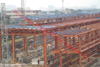 China Prefabricated Structure Steel Shed With Gable Roof Or Mono-pitch Roof for sale