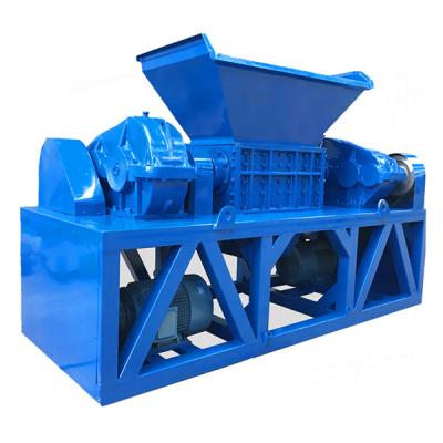 China 0.4t/H 30kw Double Shaft Shredder Machine Shred Plastic,Metal,Tire for sale