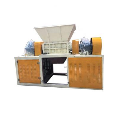 China Double Shaft 2.2t 0.4T/H Waste Paper Crushing Machine for sale
