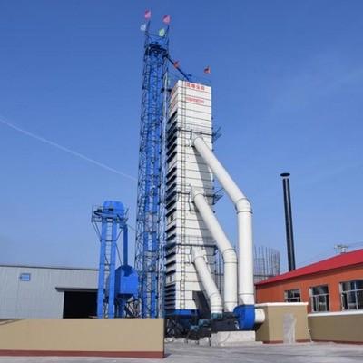 China 400 Ton Continuous Corn Grain Tower Dryer For Maize Clean Hot Blast Heating Medium for sale