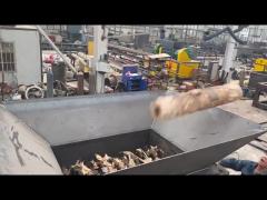 Triturador de dois eixos industrial para reciclagem de metais e plásticos Triturador de dois eixos