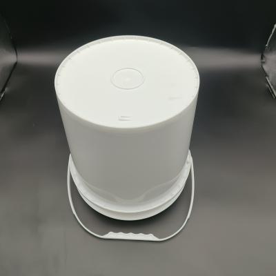 China Screen Printing 10lt Round Plastic Bucket With Lid ISO9001 Te koop