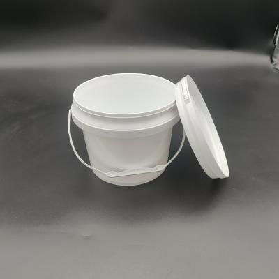 China Seal Lid 20 Litre Round Plastic Bucket Screen Printing for sale