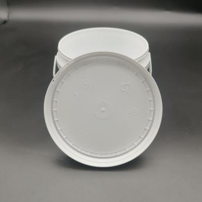 China 1L-25L PP Food Storage Plastic Buckets With Lids IML Printing Te koop