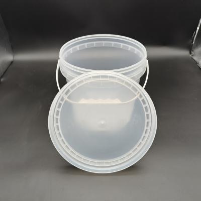 Cina 1L-25L contenitori di secchio di plastica trasparente con coperchio resistente allo stress in vendita