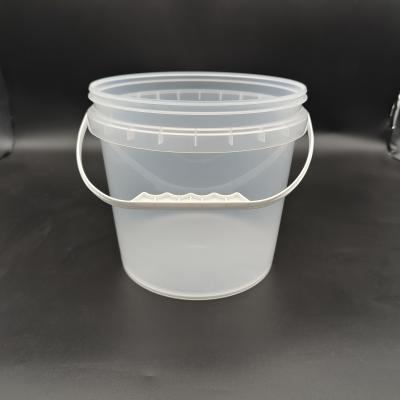 Cina 1L-25L contenitori di secchio di plastica trasparente con coperchio resistente allo stress in vendita