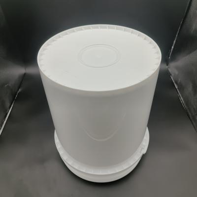 中国 農業 PP 素材 25リットル 蓋付き 積み立てられるプラスチックバケツ 販売のため