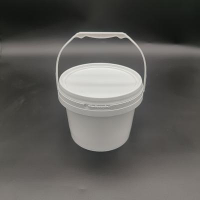 China ODM OEM White Storage Buckets With Lids 1L 2L 3L 5L 10L 18L 20L 25L for sale