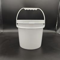 China Reusable Stackable 20lt Round Plastic Bucket With Lid Leakproof for sale