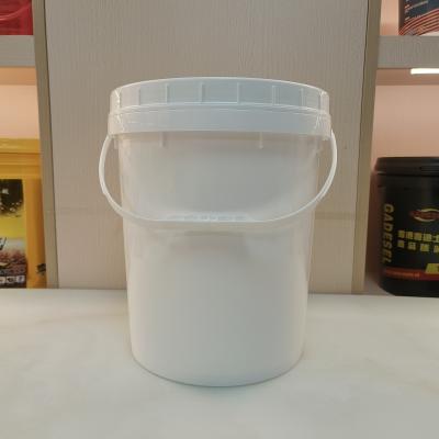 Cina Alta accumulabilità, secchio bianco di 5 galloni con coperchio senza BPA in vendita