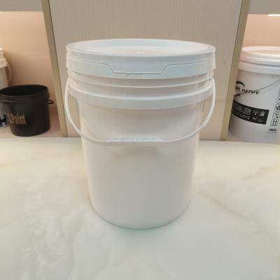 中国 農業 PP 素材 25リットル 蓋付き 積み立てられるプラスチックバケツ 販売のため