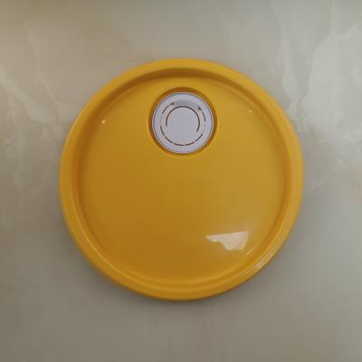 中国 18L 4.8 Gallon 5 Gallon Plastic Paint Yellow Bucket High Temperature Resistant 販売のため