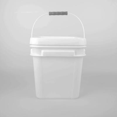Cina Ricaricabile impilabile 10 litri quadrati secchio di plastica impermeabile in vendita