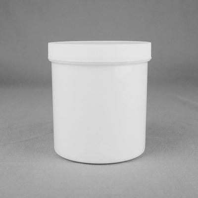 Cina Cucina secchione bianca in plastica da 20 litri con coperchio impilabile in vendita