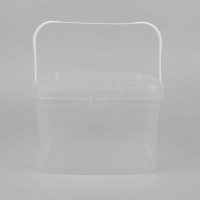 Cina ISO9001 20l secchio di plastica trasparente con applicazione di trasferimento termico in vendita