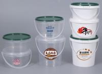 China ISO9001 20l Transparent Plastic Bucket With Thermal Transfer Application for sale