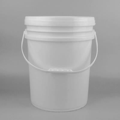 Cina 20 litri di secchio di lubrificante bianco con maniglia metallica OEM ODM in vendita