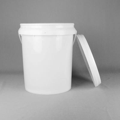 Cina Barattolo di vernice in plastica rotondo di 1 gallone reutilizzabile e impermeabile con coperchio in vendita