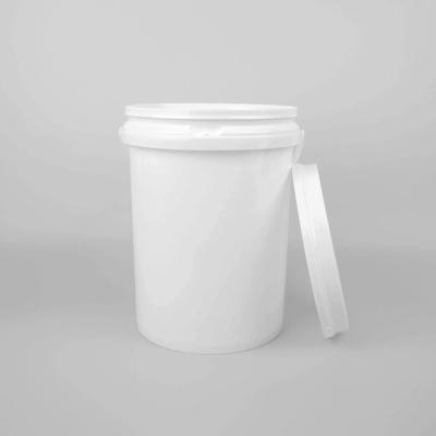 Cina Barattolo di vernice in plastica rotondo di 1 gallone reutilizzabile e impermeabile con coperchio in vendita