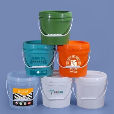 China OEM ODM Hdpe 5 galões balde de plástico com agarre ergonômico à venda