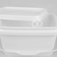 China Square Shaped Tool Storage Bucket 1-25L With Removable Tray for sale