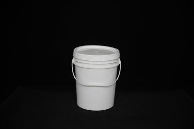 China Cubo de plástico para alimentos / tapa Cubo de plástico con tapa y mango en venta