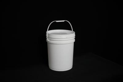 China PP Round Fertilizer Bucket With Corrosion Protection Sturdy Handle Easy Cleaning Te koop