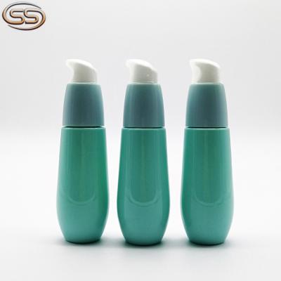China 30ml Plastic Cosmetic Mini Travel Lotion Bottle with Lotion Pump for sale