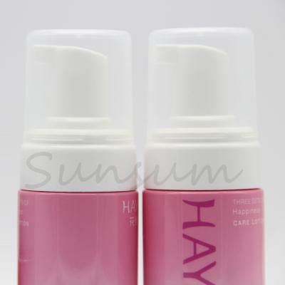 China Wholesale 100ml Plastic PET Foam Pump Bottle for Facial Cleanser for sale