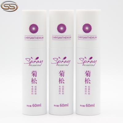 China Mini 60ml Screen Printing Handling Plastic Cosmetic Lotion Pump Bottle for sale