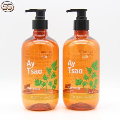 China Private Model 500ml Plastic Shampoo Bottle with Lotion Pump for sale