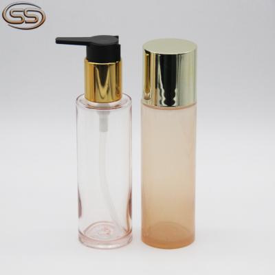 China 100ml Luxury Plastic Thick wall Cosmetic Bottle for Lotion and Toner Container Use for sale