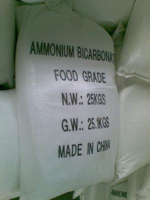 China Edible Ammonium Bicarbonate 99.2%Min for Food Additive for sale