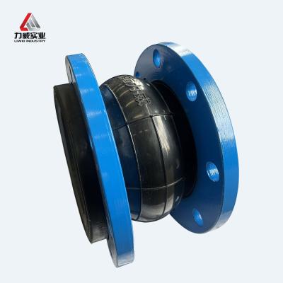 Cina Industria petrolifera Flange di giunzione in gomma flessibile a sfera singola con elevata capacità di ammortizzazione delle vibrazioni in vendita