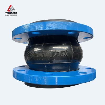 Cina Industria petrolifera Flange di giunzione in gomma flessibile a sfera singola con elevata capacità di ammortizzazione delle vibrazioni in vendita