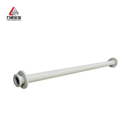 Cina Natural Rubber Lined Pipe With Flange Temp Resistance in vendita