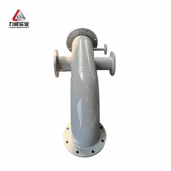Extended Service Life Rubber Lined Tee Pipe With Excellent Corrosion Resistance