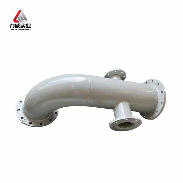 Extended Service Life Rubber Lined Tee Pipe With Excellent Corrosion Resistance