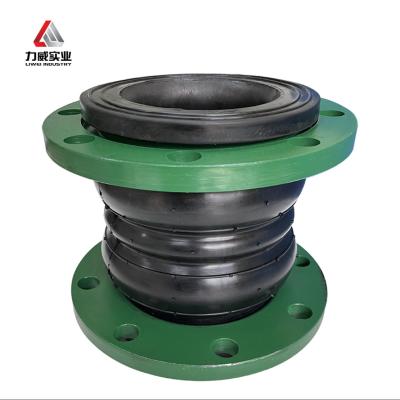 High Pressure Double Sphere Flexible Rubber Joint 6-40bars With Noise Reduction And 6-40bars PN6-PN40 Pressure Capability