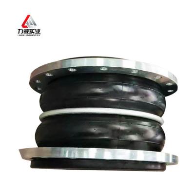 China Double Sphere Flexible Rubber Joint Made Of EPDM/NBR/NR/FKM Etc For Construction Projects for sale
