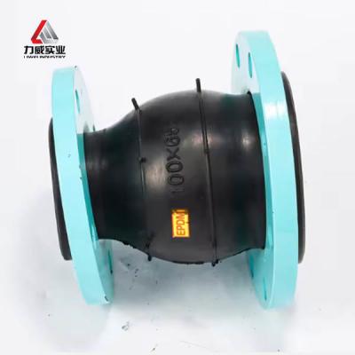 China DN100*DN65  ANSI B16.5 Standard Concentric Reducing Rubber Joint Suitable for Flange Connection and Pressure 6-40bars for sale