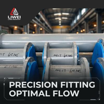 China Seamless Welded Steel Pipe Rubber Lined Pipe with Flanged Connection Type Designed Oil Gas Sewage Transport Applications for sale