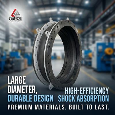 China Pressure Resistance 6 to 40bars Single sphere flexible rubber joint engineered for easy installation and flexible pipeline connections for sale