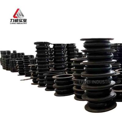 China Varies By Size Single Sphere Flexible Rubber Joint Featuring Flanged Ends Drawing Offer Suitable for Pipeline Systems and Equipment for sale